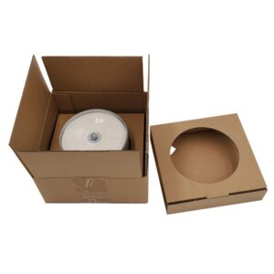 PlexDisc CD-R Blank Discs 700MB 52X Logo Top Recordable Media - 50 Pack Cake Box (FFP) Blank CDs CDR Disc