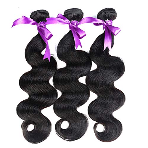 Hair Extensions, Wigs & Accessories Hair Malaysian Body Wave Hair 3 Pcs Human Hair Bundles Non Remy Hair Extention 8-28 inch Body Hair Wig for Women (Length : 26 28 28)