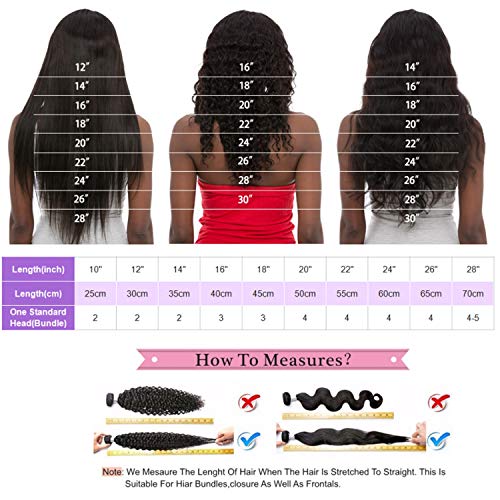 Hair Extensions, Wigs & Accessories Hair malaysian straight Hair 3 Pcs Human Hair Bundles Non Remy Hair Extention 8-28 inch Body Hair Wig for Women (Length : 24 26 26)