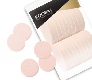 kooba 20pcs makeup powder round sponges latex free disposable beauty blender foam cosmetic applicator facial puffs for flawless foundation, sensitive and all skin types