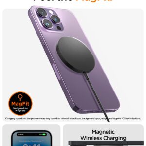 Spigen ArcField (MagFit) for MagSafe Magnetic Wireless Charger for iPhone 16 Pro Max Plus 15 14 13 Pro Max Plus Mini 12 Pro Max Fast Wireless Charging Pad