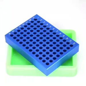 aluminum cooling block - pcr plate cooler ，96-well for 0.2 ml tubes, strips or 96-well plates (96-well)