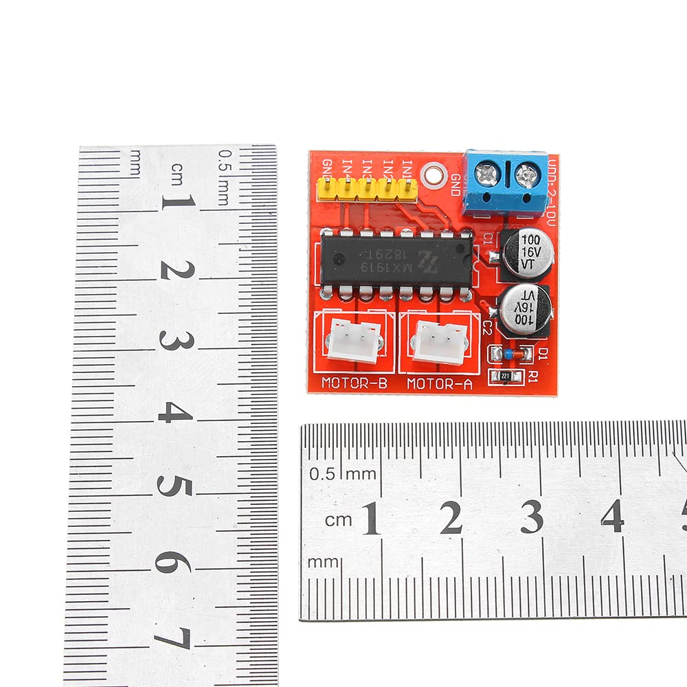 DollaTek 2.5A Dual Bridge Brushed dc Motor Driver Controller Board Module