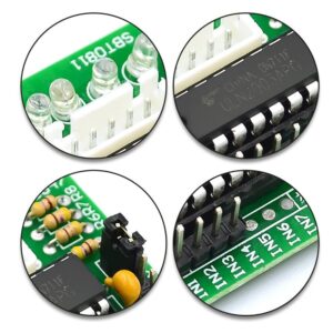 SYUAB 6 PCS 28BYJ-48 ULN2003 5V Stepper Motor +ULN2003 Driver Board for DIY Kit Arduino PI PIC Raspberry Pi