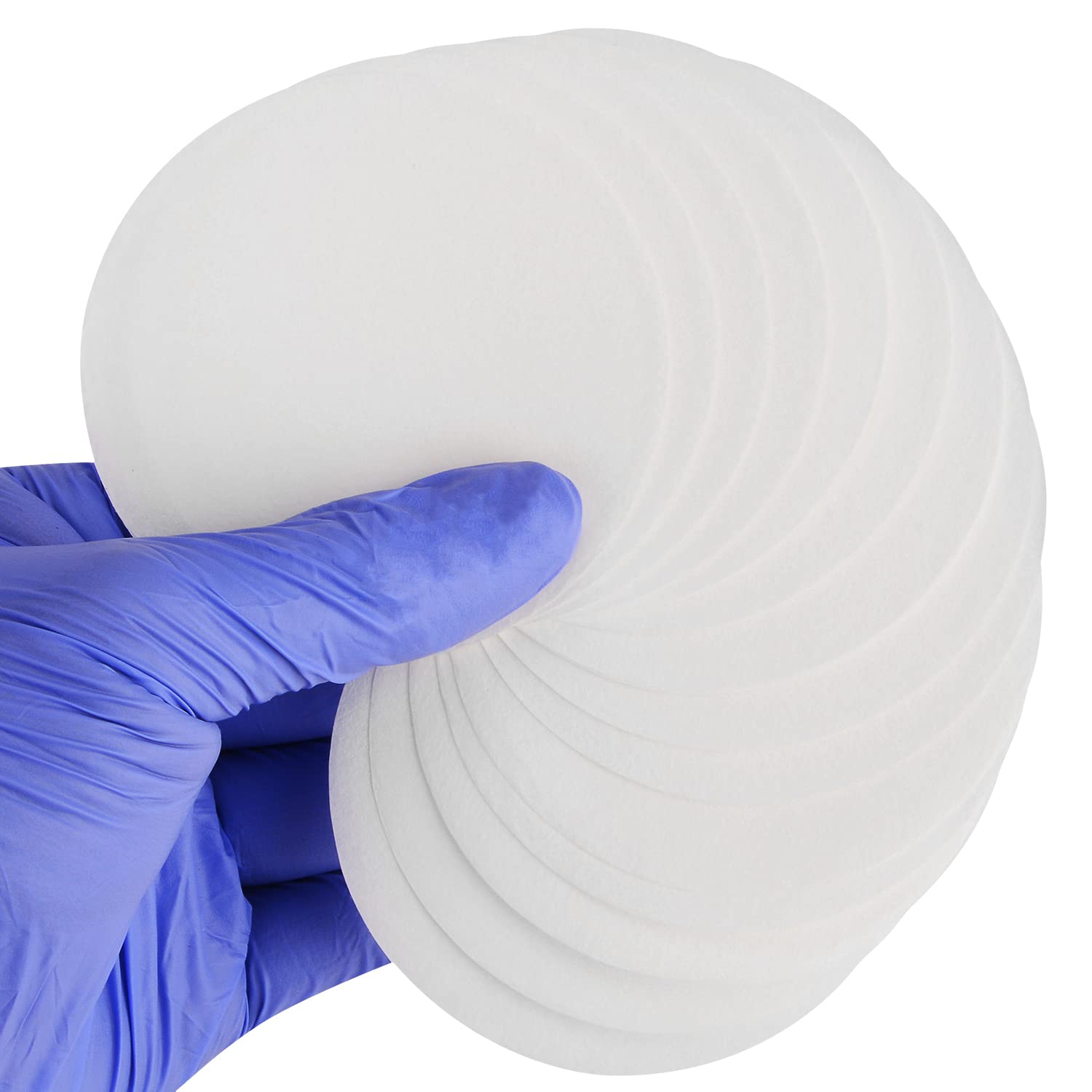 db11 FunChem Quantitative Filter Paper Circles, 56 mm Diameter Cellulose Lab Filter Paper, 20 Micron, Medium Filtration Speed, Pack of 100