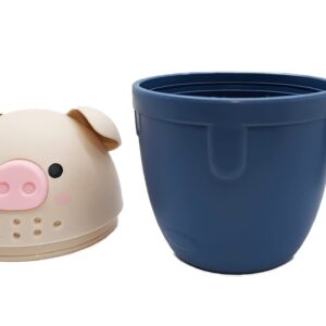 5-Star Compatible High Yield Inkjet Cartridge Replacement. Happy Pig Baby Bath Rinse Cup (Blue)