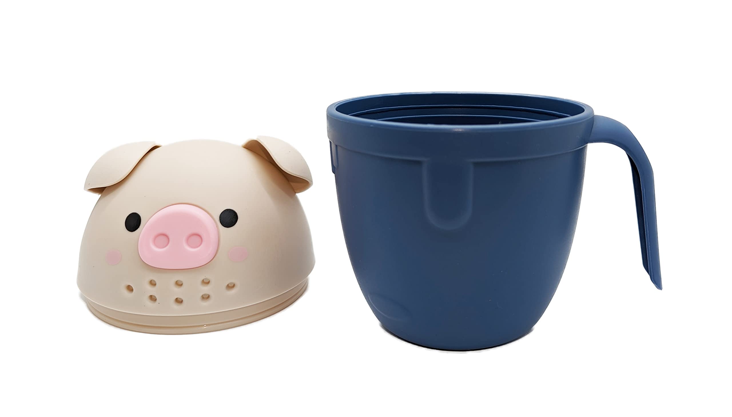 5-Star Compatible High Yield Inkjet Cartridge Replacement. Happy Pig Baby Bath Rinse Cup (Blue)