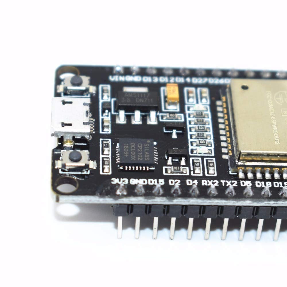 ESP-WROOM-32 Microcontroller / Development Board with 2.4GHz Dual-Mode WiFi + Bluetooth / BLE (211-161007)