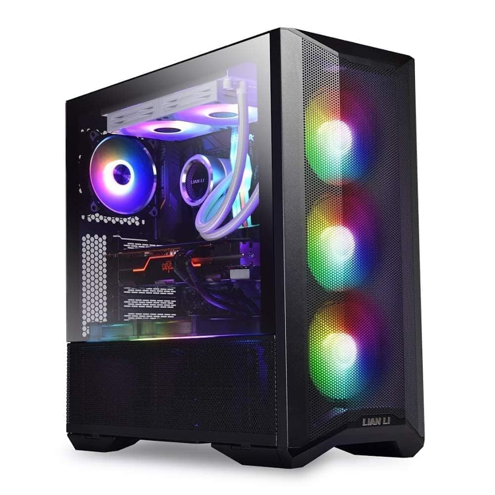 LIAN LI LANCOOL II MESH RGB Black LAN2MRX Tempered Glass ATX Case -Black Color - LANCOOL II MESH RGB - LAN2MRX