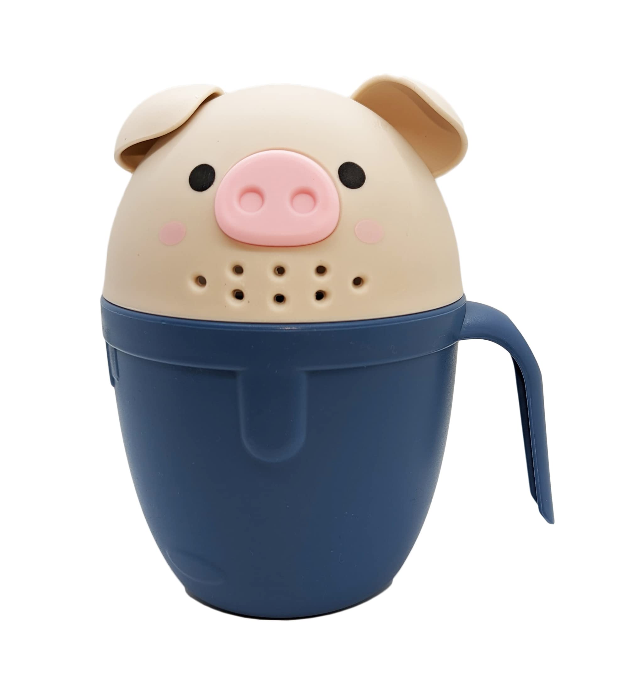 5-Star Compatible High Yield Inkjet Cartridge Replacement. Happy Pig Baby Bath Rinse Cup (Blue)