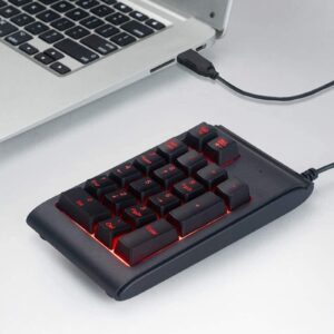 XYLXJ Gaming Keyboard and Mouse, Wired Gaming Machine Ergonomic Keyboard Laptop Computer Tablet Alloy Can Be Stable and Durable Keyboard With 19 Keys Numeric Keypad