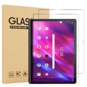 [2 pack] epicgadget screen protector for lenovo yoga tab 11 (yt-j706f), 9h hardness hd clear premium tempered glass screen protector film for lenovo yoga smart tablet 11 inch display 2021 released