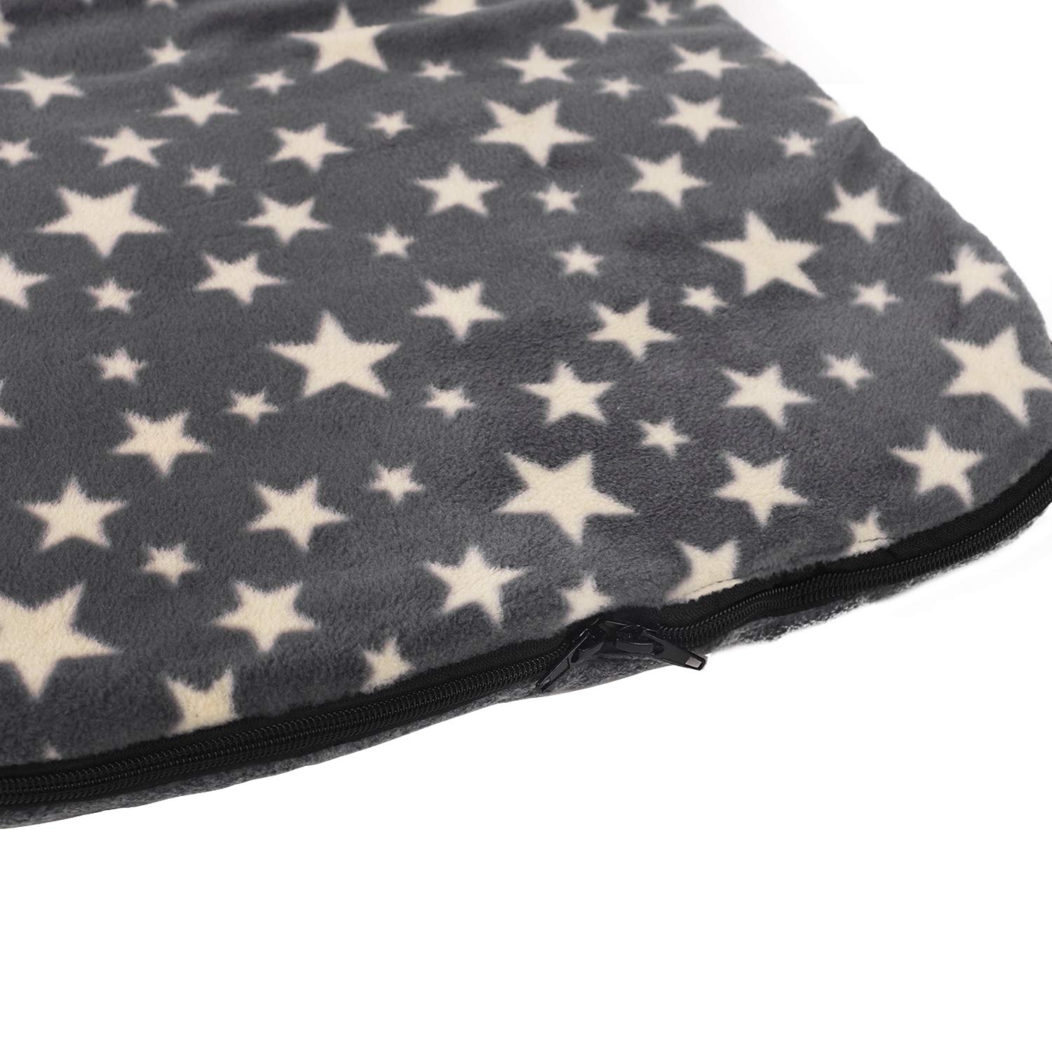 RUIXIA Winter Warm Thick Fleece Baby Stroller Sleeping Bag Detachable Universal Waterproof Toddlers Bunting Bag Double Zipper Closure Windshield Footmuff Newborn Infants Swaddle Blanket Pram Wrap