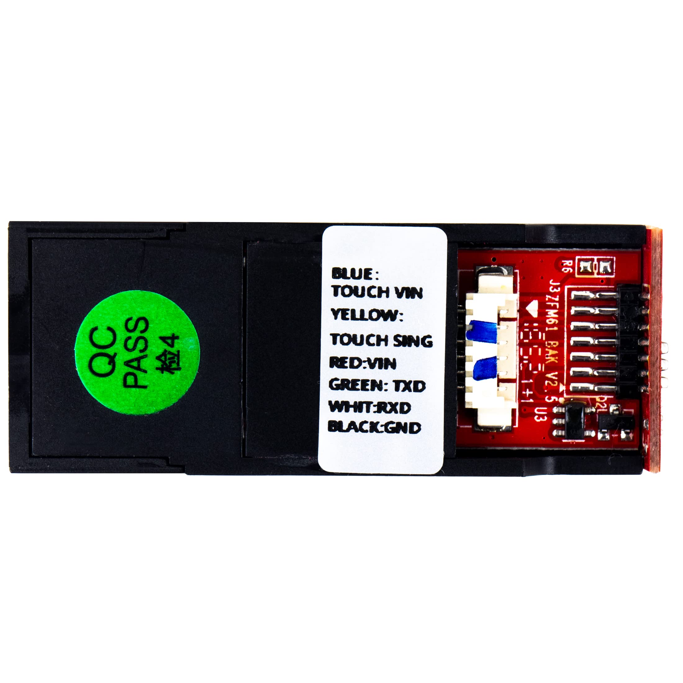 jujinglobal Optical Fingerprint Reader Sensor Module Red or Green Light TTL for Arduino (FPM11 Green Light 6P (120 Fingers))