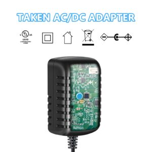 12V AC/DC Power Supply Adapter Compatible with Roku 3 (4230R 4230CA 4230RW 4200R), Roku 2 (2720R 2720RW), Roku 1 (2710R, 2710RW) Streaming Media Player - 8.2 Feet Long Charger Cord with Adapter