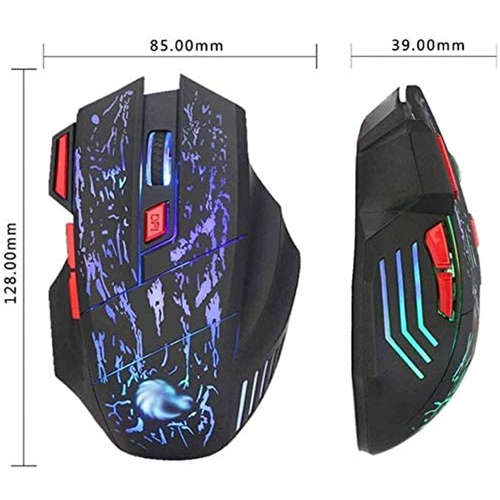 XYLXJ Gaming Keyboard and Mouse, Keyboard and Mouse Wired Gaming Keyboard and Mouse Combo RGB Backlit Gaming Keyboard