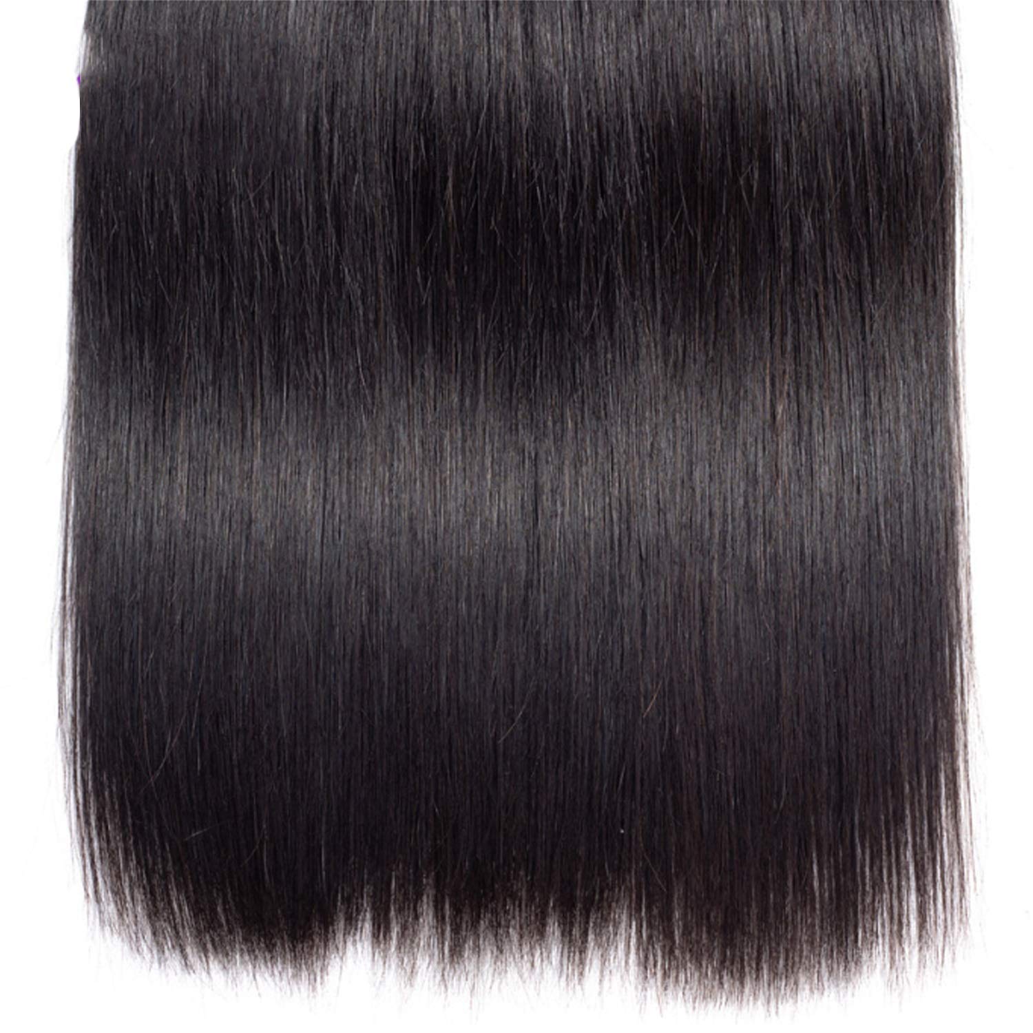 Hair Extensions, Wigs & Accessories Malaysian Straight Hair 4 Pcs Human Hair Bundles Non Remy Hair Extention Natural Black Body Hair Wig for Women (Length : 22 22 24 24)