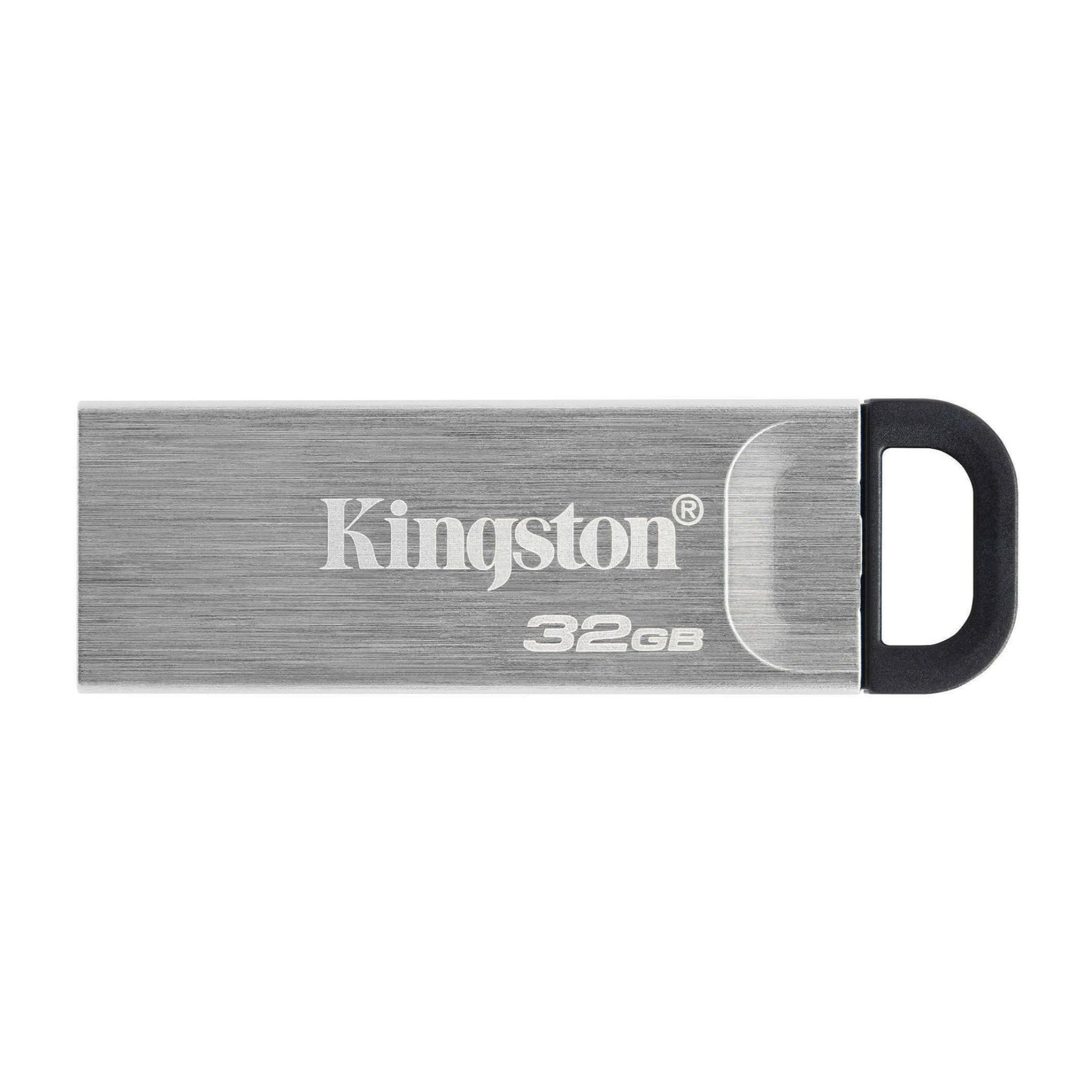 Kingston DataTraveler Kyson 32GB High Performance USB 3.2 Metal Flash Drive Durable and Lightweight (3-Pack)