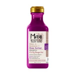 Maui Moisture Shea Butter Shampoo, Hair Mask & Leave-In Conditioner Treatment for Deep Nourishment and Healing Hydration