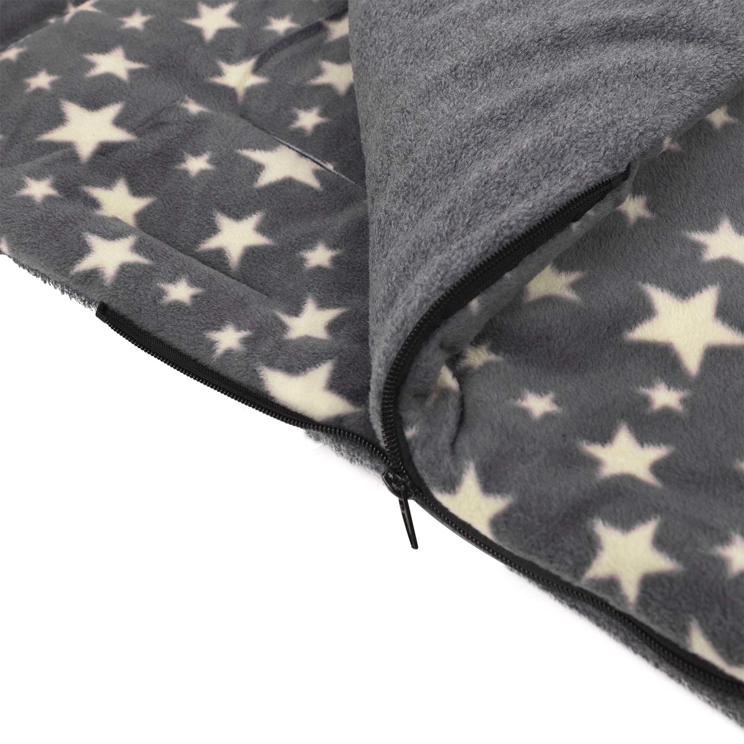 RUIXIA Winter Warm Thick Fleece Baby Stroller Sleeping Bag Detachable Universal Waterproof Toddlers Bunting Bag Double Zipper Closure Windshield Footmuff Newborn Infants Swaddle Blanket Pram Wrap