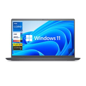 dell [windows 11 home] 2021 newest inspiron 3000 touchscreen laptop, 15.6" fhd (1920 x1080) display, intel core i7(quad-core), 32gb ram, 1tb pcie ssd, hdmi, wifi, webcam, sd card reader, black