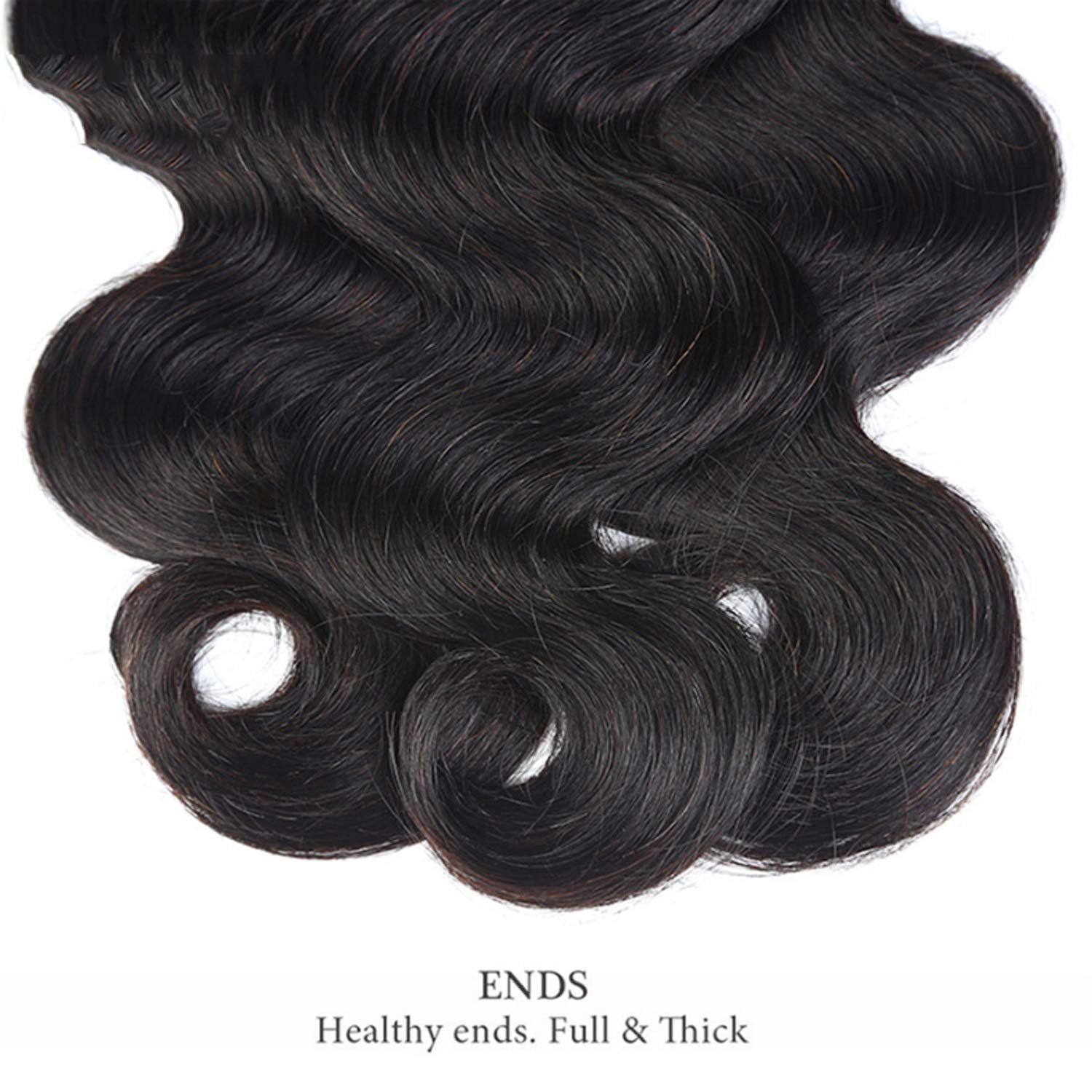 Hair Extensions, Wigs & Accessories Brazilian body wave 3 Bundles With 13 * 4 Lace Frontal closure with baby hair remy Human Hair Weave for Women (Length : 22 24 26 Cl18)