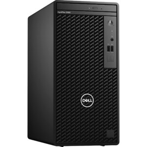 Dell OptiPlex 3000 3090 Desktop Computer - Intel Core i5 10th Gen i5-10505 Hexa-core (6 Core) 3.20 GHz - 8 GB RAM DDR4 SDRAM - 256 GB M.2 PCI Express NVMe SSD - Tower - Black