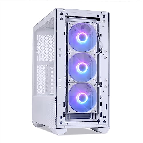 Lian Li LANCOOL II MESH C RGB-S USB Type-C Included Mid-Tower Snow White - LAN2MRS.50