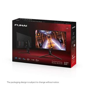 Funai 32" FHD 240Hz, FHD 240Hz Refresh Rate, 1ms Response Time, HDR, VA, AMD FreeSync Premium™ Enabled Gaming Monitor 3 Year Warranty