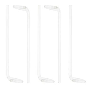 baluue 5pcs glass cell spreaders l- shaped wide spreading bars laboratory supplies