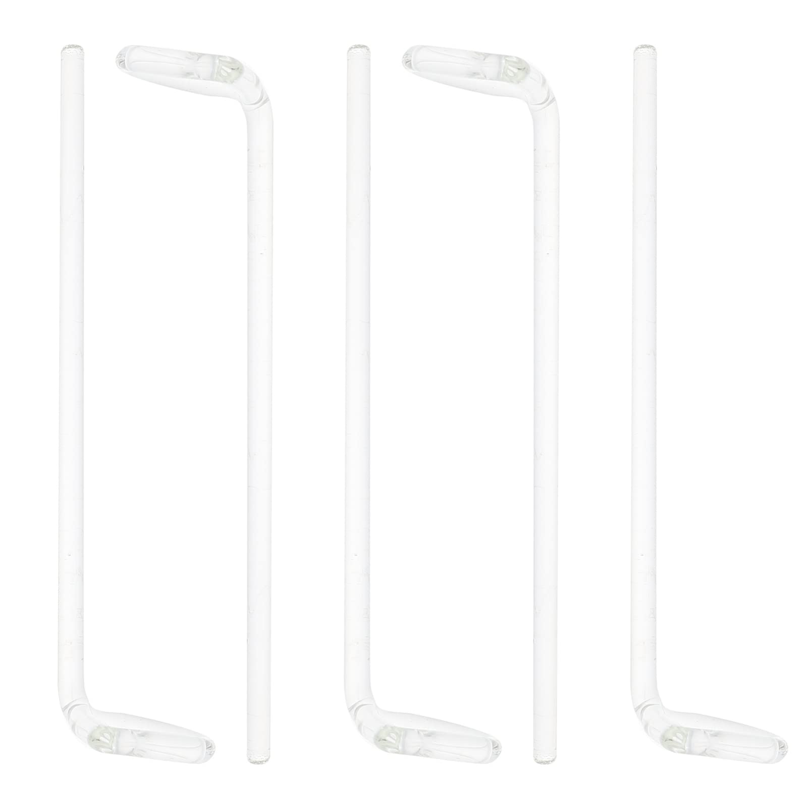 Baluue 5pcs Glass Cell Spreaders L- Shaped Wide Spreading Bars Laboratory Supplies