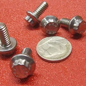 18-8 Stainless Steel 12 Point FT Bolts 1/4"-20 Thread x .500 Length 5 pcs