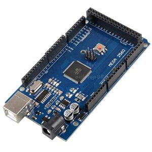 MMOBIEL UNO R3 Board ATmega 2560 New Version with A1602 incl USB Cable Compatible with Arduino IDE Projects RoHS Compliant