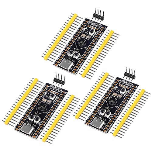 DORHEA 3Pcs STM32F411 Development Board V3.0 STM32F411CEU6 STM32F4 Learning Board 100Mhz Freq 128KB RAM 512KB ROM for Programming