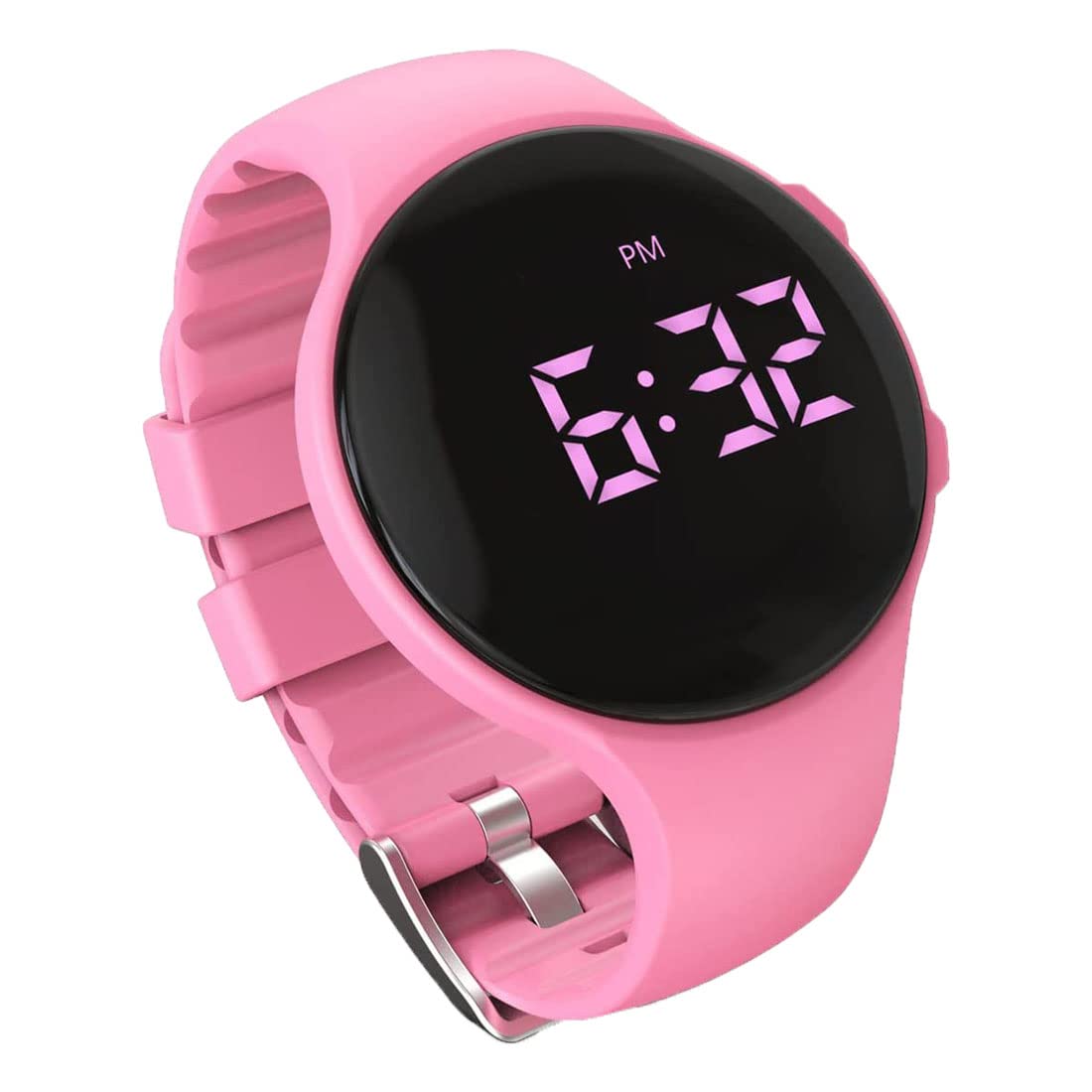 e-vibra Vibrating Alarm Watch, Potty Training Watch Medical Reminder Watch with Countdown Timer and Lock Screen (Pink)