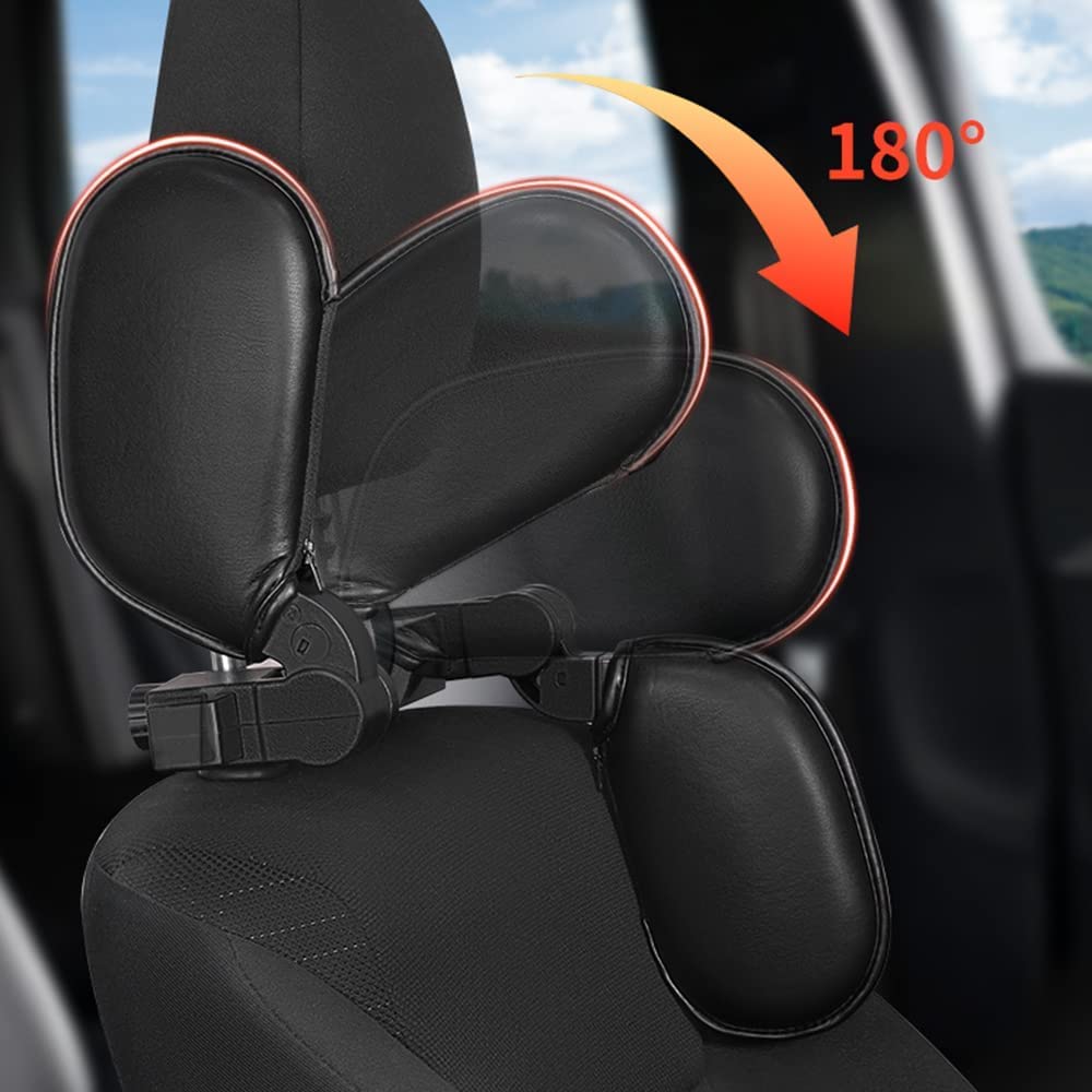 SanLead Car Headrest Pillow Detachable Road Pal Car Seat Headrest Pillow Adjustable Car Seat Headrest Pillow for Kids and Adults