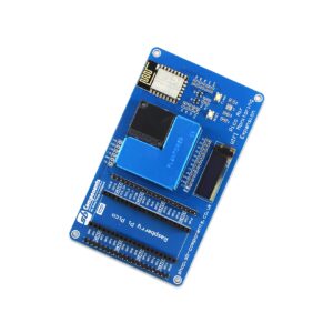 sb components Raspberry Pi Pico with Pico Air WiFi Monitoring Expansion PMSA003 Sensor ESP8266 Module Air Monitor WiFi HAT for Raspberry Pi Pico with inbuilt 0.91" OLED Display