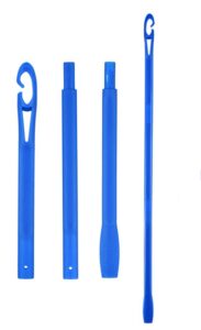 22 inch hair curlers hook heatless curls hook hair curlers styling hook (blue)