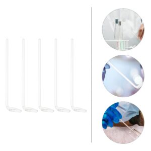 Baluue 5pcs Glass Cell Spreaders L- Shaped Wide Spreading Bars Laboratory Supplies