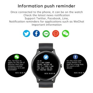 HYSTORM Smart Watch 2022, 44mm Fitness Tracker Smart Watch for Android Phones iOS Compatible IP68 Waterproof Heart Rate Blood Oxygen Monitor Watch