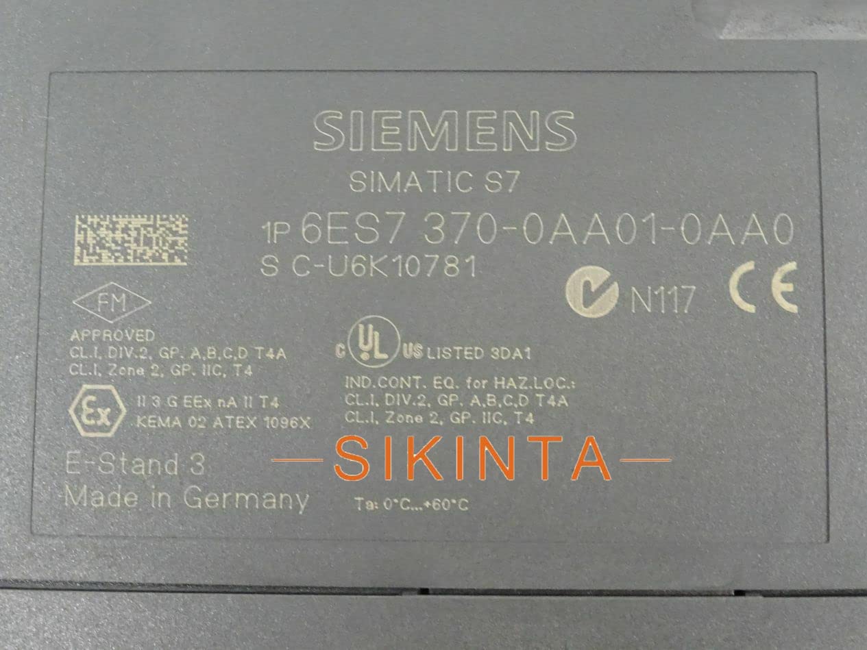 6ES7 370-0AA01-0AA0 Original SIMATIC simulation module 1 a?o warranty