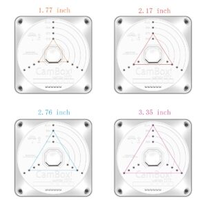 【Compatible with All Security Cameras】 Security Camera Junction Box, Outdoor Security Camera Mount, CCTV Camera Bracket, Camera Mounting Box, Junction Box CCTV Cam by WEILAILIFE (4 Pack)