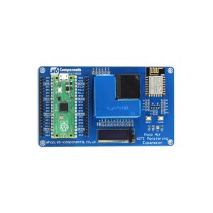 sb components Raspberry Pi Pico with Pico Air WiFi Monitoring Expansion PMSA003 Sensor ESP8266 Module Air Monitor WiFi HAT for Raspberry Pi Pico with inbuilt 0.91" OLED Display