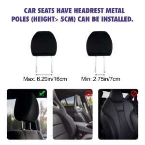 SanLead Car Headrest Pillow Detachable Road Pal Car Seat Headrest Pillow Adjustable Car Seat Headrest Pillow for Kids and Adults