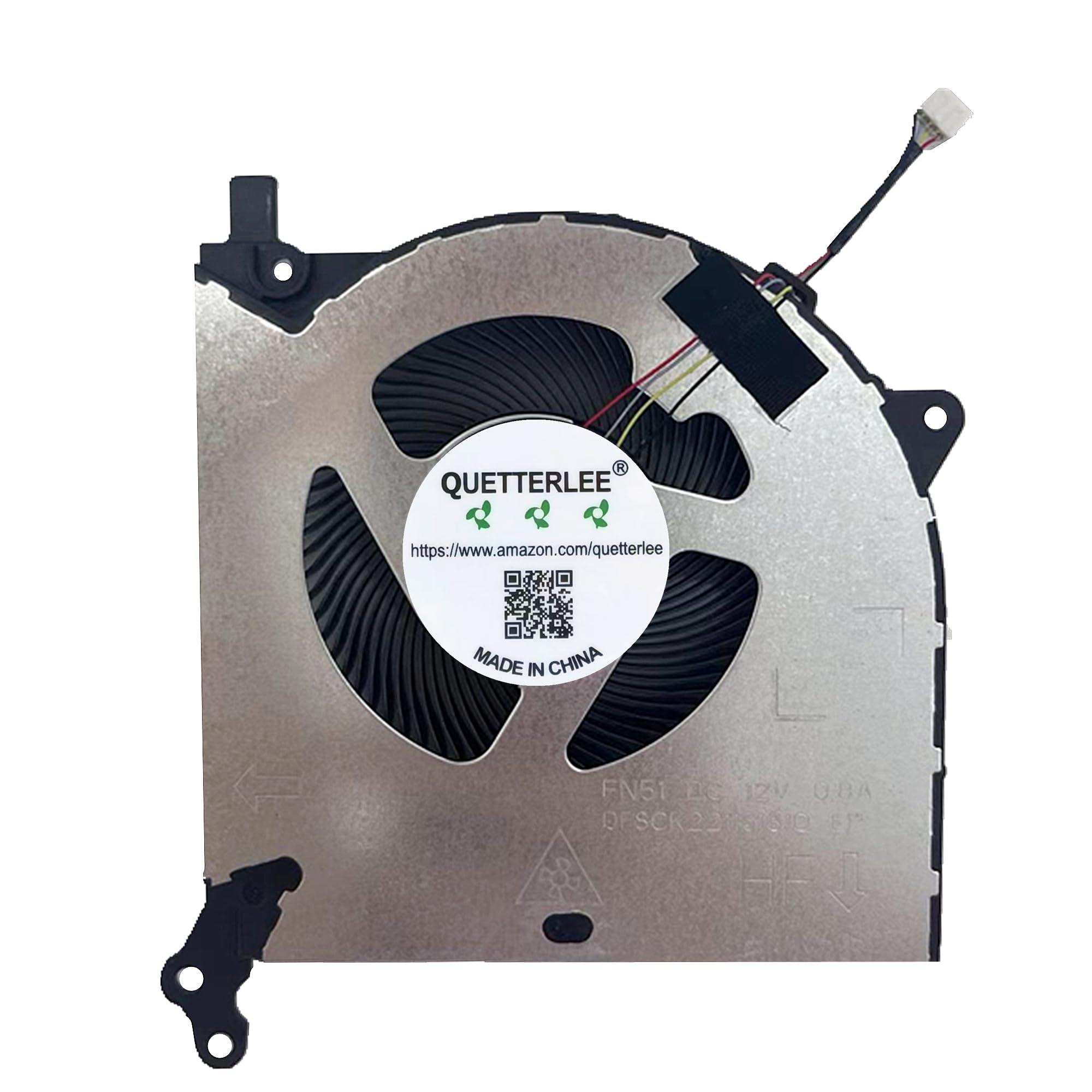 New Laptop CPU and GPU Cooling Fan for Lenovo Legion 5i Legion 5 15IMH05H Y7000P R7000P 2020H（2020 Paragraph） Y550-15E (DC12V 0.8A) Series DFS2400125Q0T FN50 DFSCK22115181Q FN51 5F10S13914 Fan