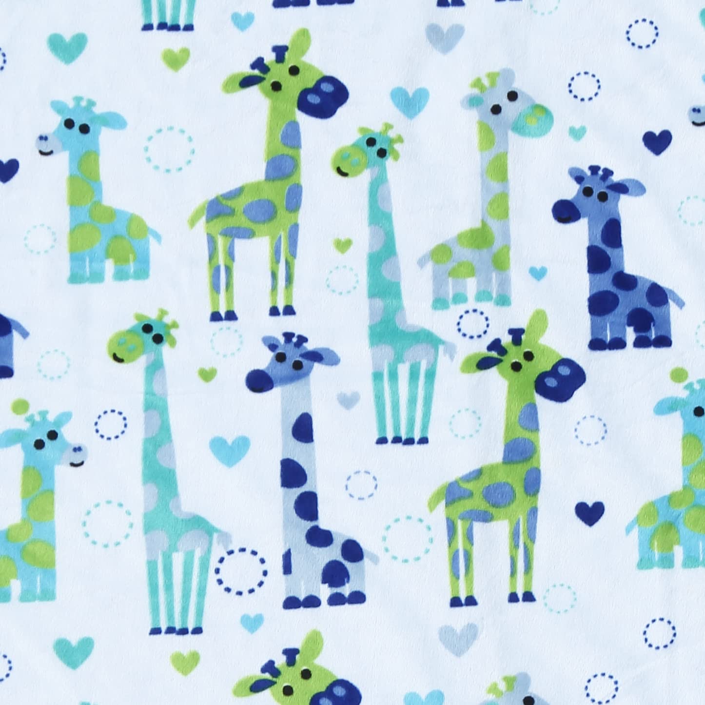 CREVENT Minky Baby Blanket for Boys, Soft Plush Receiving for Newborns - Giraffe 30x40 Inches