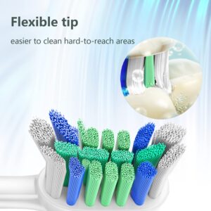 BUKURII Replacement Toothbrush Heads Compatible with Philips Sonicare Electric Toothbrushes, 8PCS, Fit for ProtectiveClean Handles 4100 5100 1100 2100 6500 7500, Refills for c2 c3 g2 w3