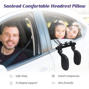 SanLead Car Headrest Pillow Detachable Road Pal Car Seat Headrest Pillow Adjustable Car Seat Headrest Pillow for Kids and Adults