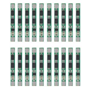 aediko 20pcs 1s 3.7v 4a 18650 charger pcb bms protection board for li-ion lithium battery cell