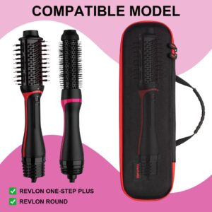 Case for Revlon Hair Dryer Brush, Hard Travel Case Replacement for REVLON One-Step Volumizer Hot Air Brush, Notice: This Brush Case Unfits REVLON Plus 2.0 & REVLON Round (Case Only)